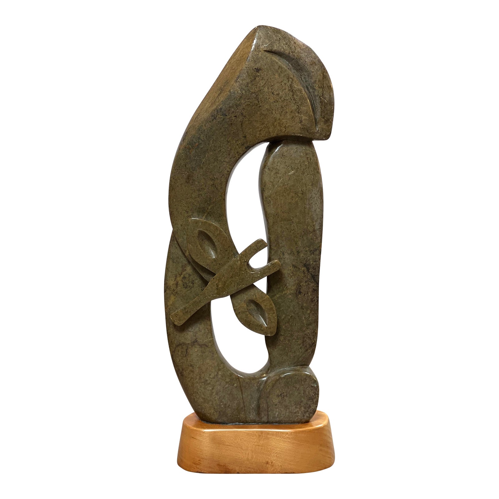 Spirits in Stone African Sculpture, Signed Stanley | Chairish