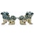 Chinese Blue & White Chinese Foo Dogs - a Pair | Chairish