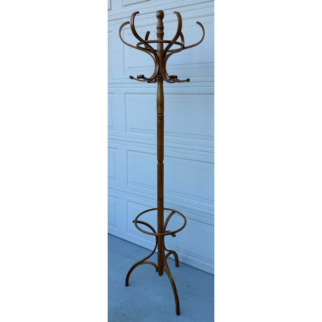 1960s Vintage Mid-Century Modern Bentwood Coat Rack Hall Tree ...