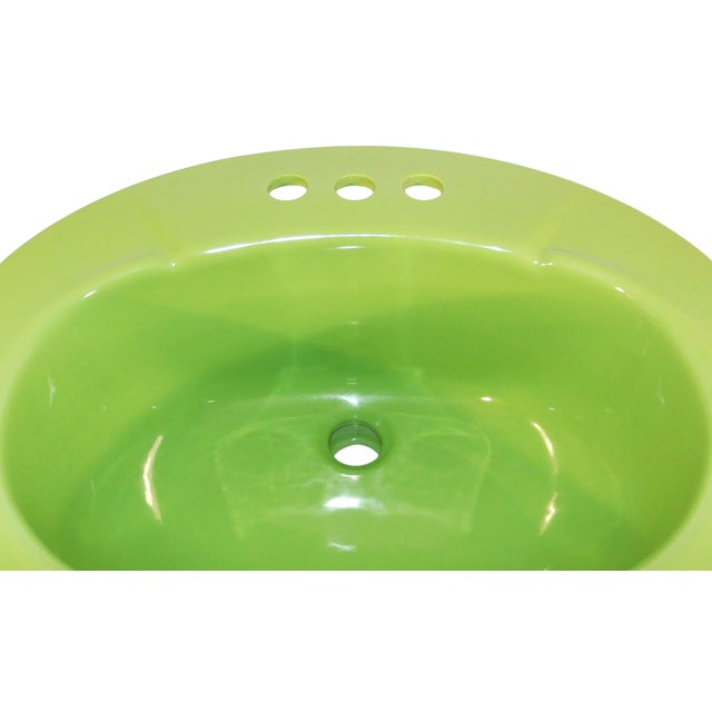 1978 Vintage Kohler "Fresh Green" Oval Drop-in Self Rimming Sink in ...