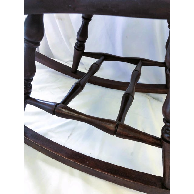 Vintage Early 20th Century Windsor Style Childs Rocking Chair | Chairish