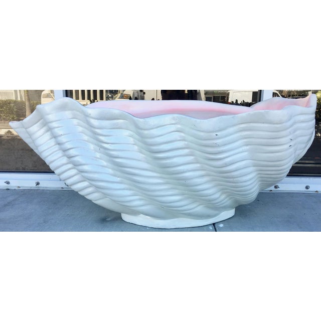 XL Fiberglass Seashell | Chairish