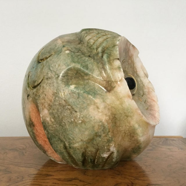 Mid Century Italian Marble Owl | Chairish
