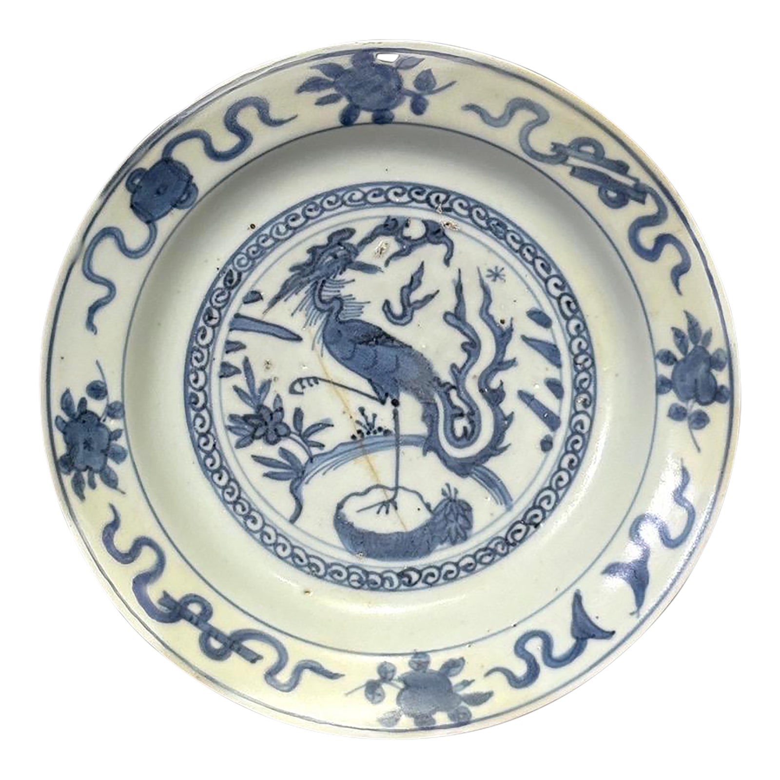 Antique Chinese Wanli Period Blue & White 'Shipwreck' Ming Dynasty ...