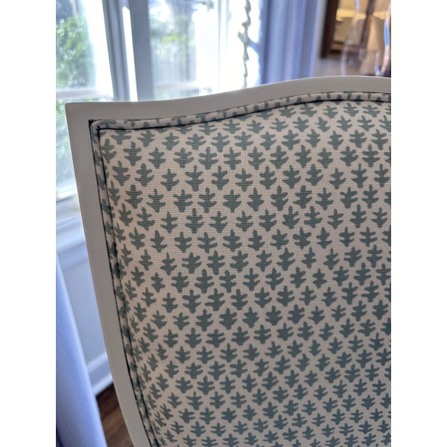 Upholstered Shield Back Dining Chairs, Set of 4 | Chairish