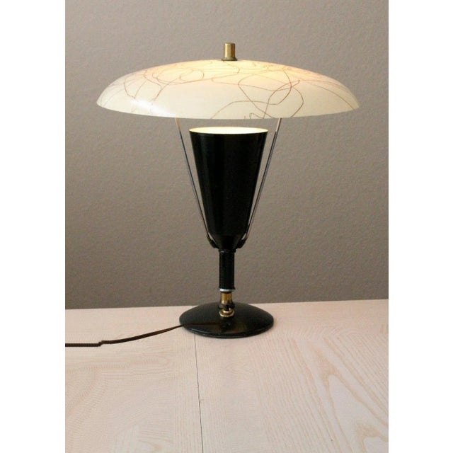 Mid-Century Modern Fiberglass Reflector Desk Lamp Bill Lam Studio 1950s ...