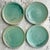 Vintage Boho Studio Pottery Plates- Set of 8 | Chairish