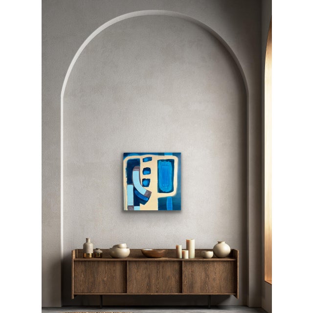 Pool Slide, Abstract Painting | Chairish