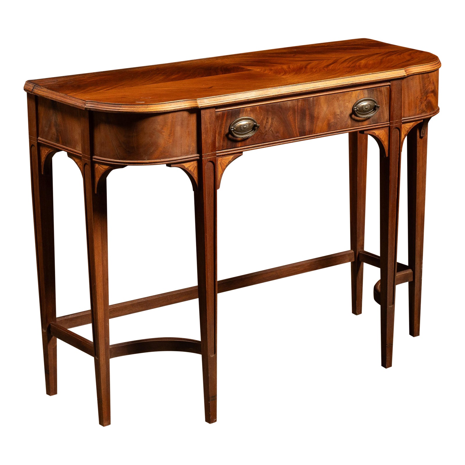 Early 20th Century Antique Oak Console Table | Chairish