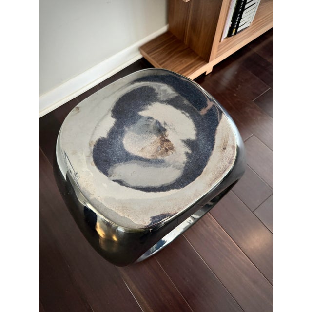 Indoor Outdoor Modern Organic Geometric Circle Duffy Optic Ceramic ...