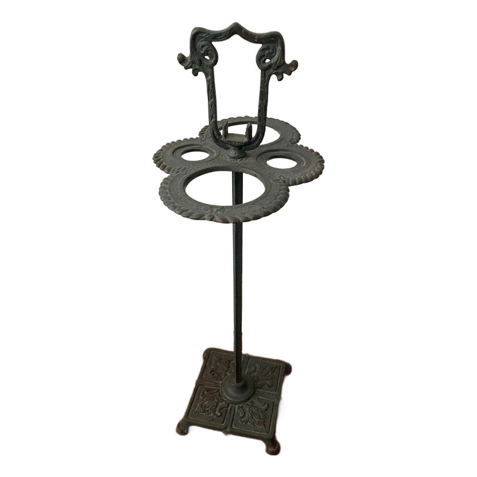 Late 19th Century Victorian Cast Iron Walking Stick or Umbrella Stand ...