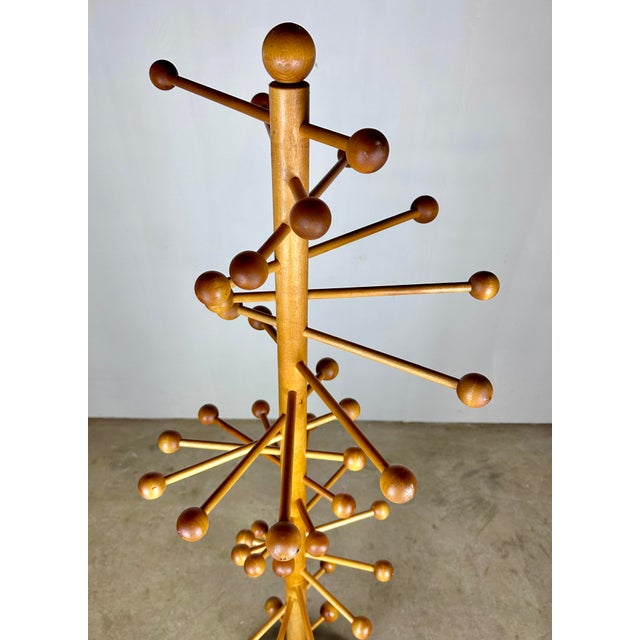 1970’s Scandinavian Style Double Helix Hat & Coat Tree | Chairish