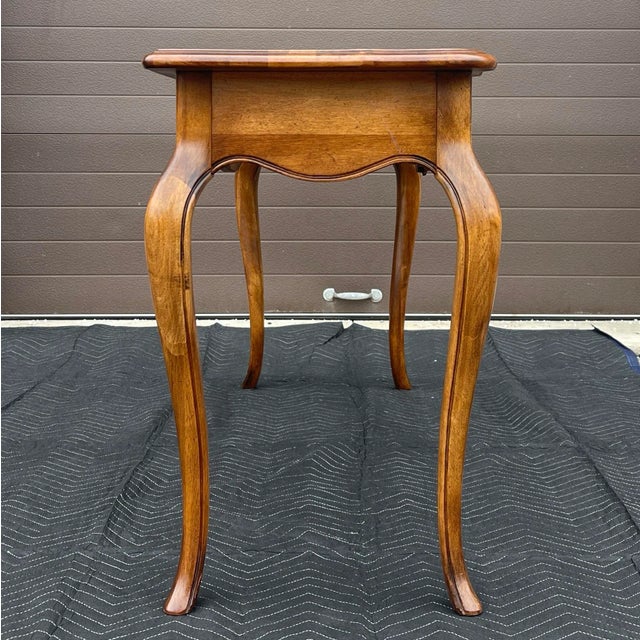 Vintage Ethan Allen Country French Birch 2 Drawer Console or Sofa Table ...