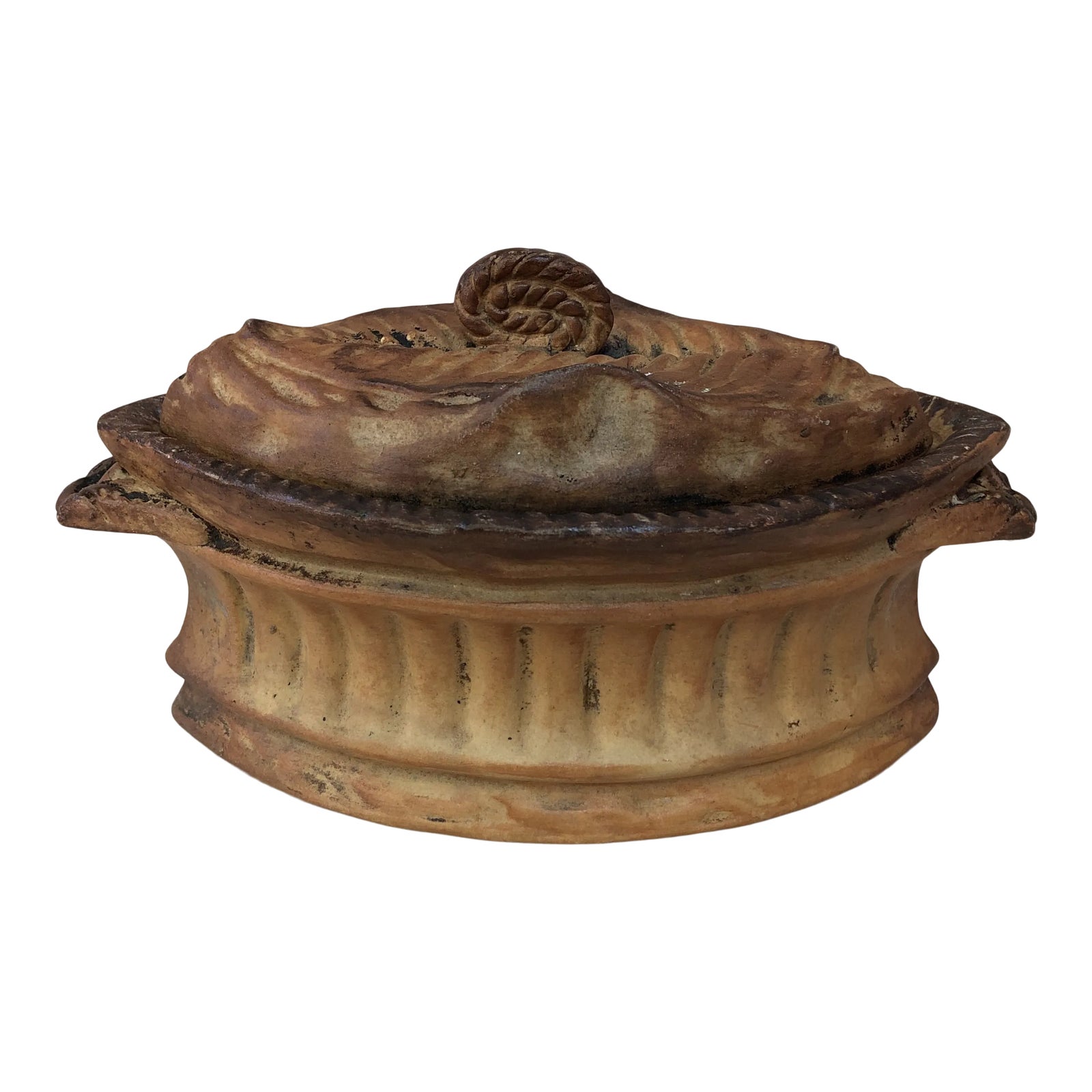 C.1900 French Trompe l'Oeil Porcelain Pâté Tureen Pillivuyt Mehun ...