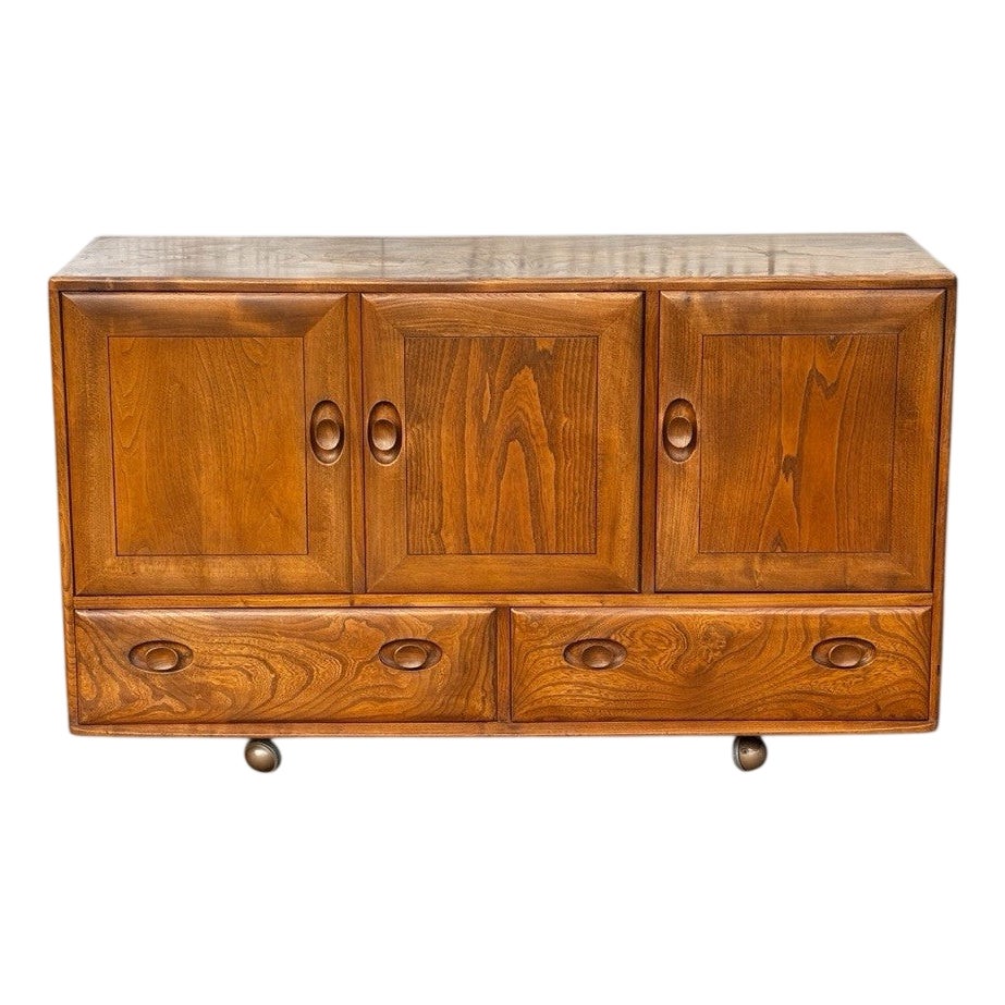 Mid-Century Modern Ercol Sideboard in Wood | Chairish