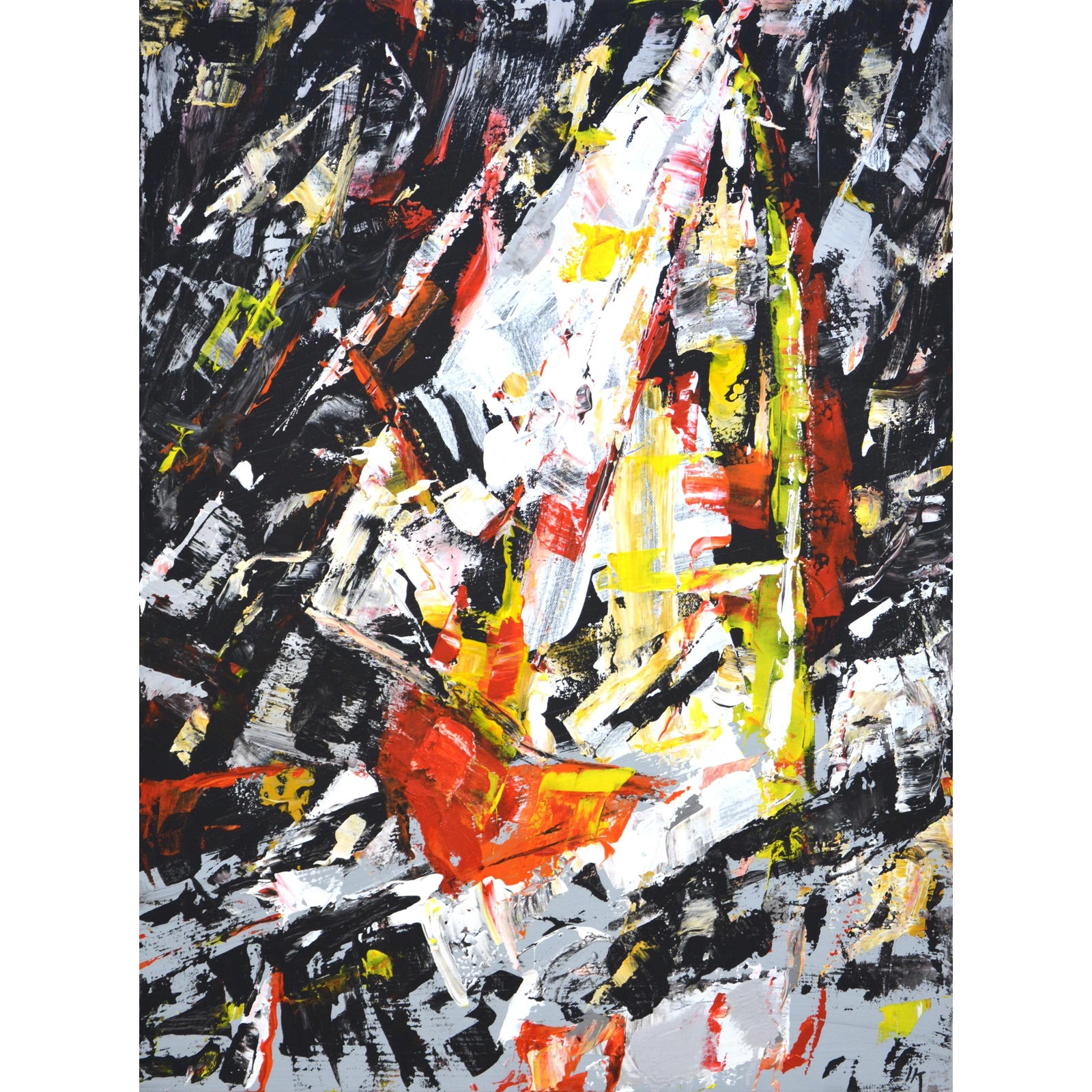 "Abstract Regatta 5." Original Contemporary Painting | Chairish