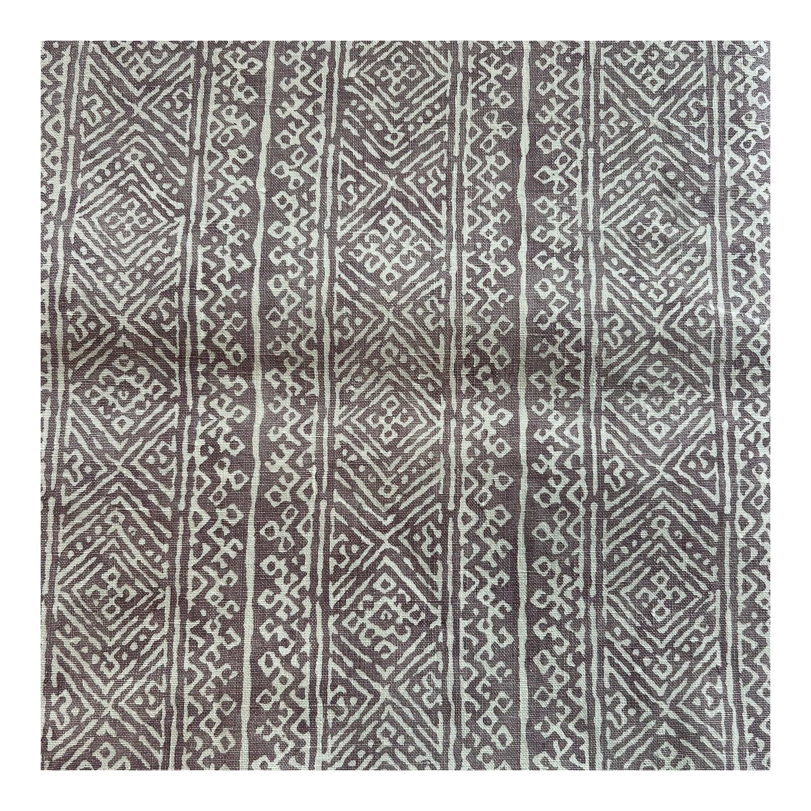 Namay Samay Resist Dyed Bodo Linen Fabric- 2 Yards | Chairish