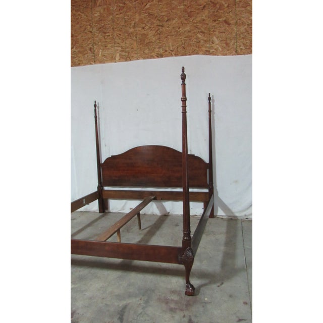 1980s Henredon Salem King Size Bed Designer Poster | Chairish