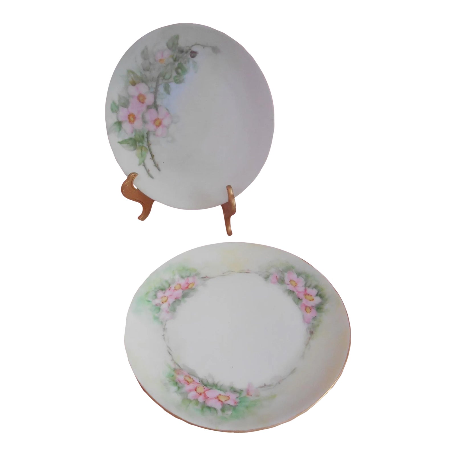 Antique Thomas Sevres Bavaria Antique Hand Painted Cake Plate or ...
