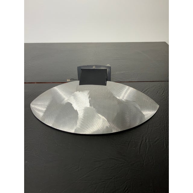 1980s Ron Rezek 17" Brushed Metal Architectural Sconce From Municipal ...
