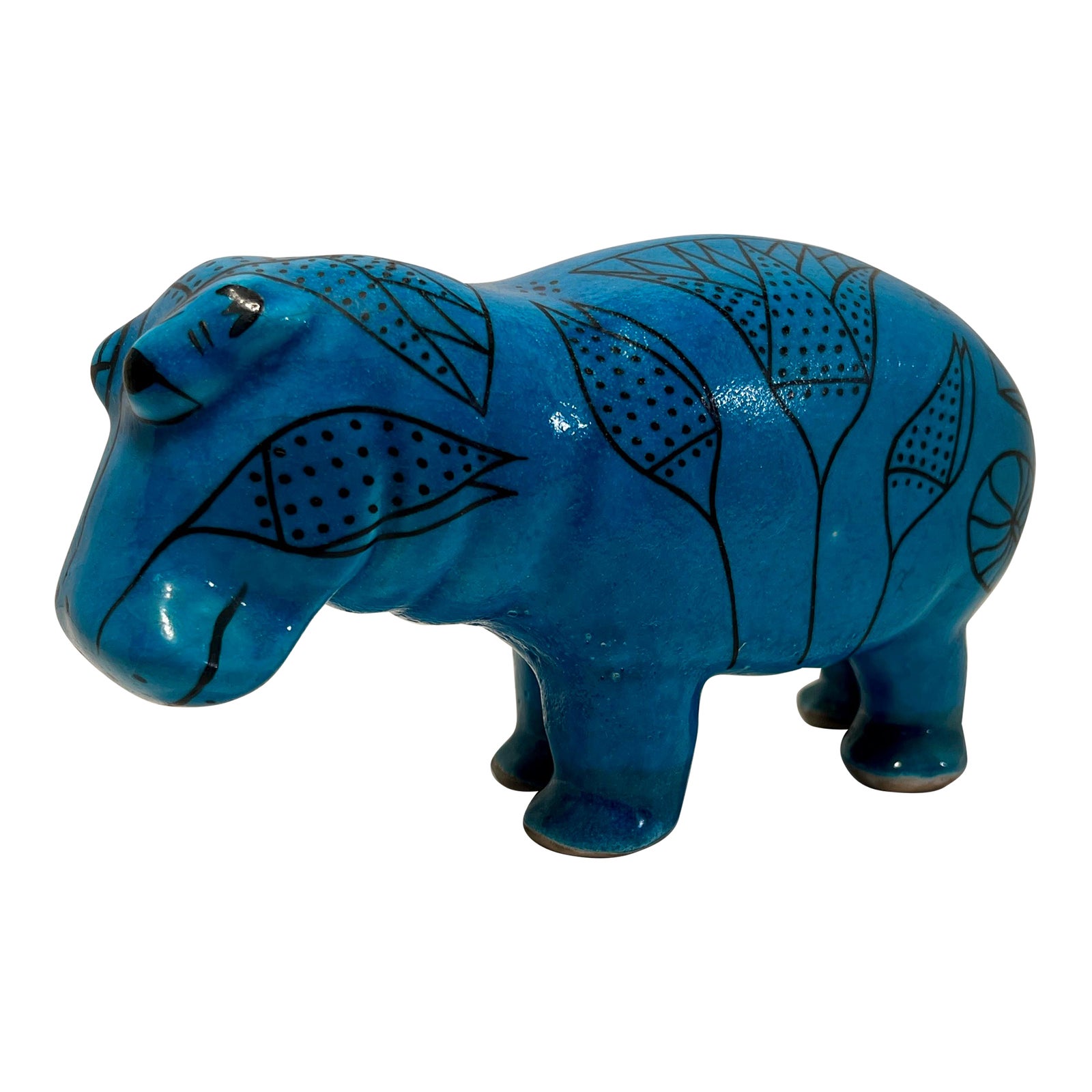Vintage Metropolitan Museum of Art Mma Blue Ceramic William the Hippo ...