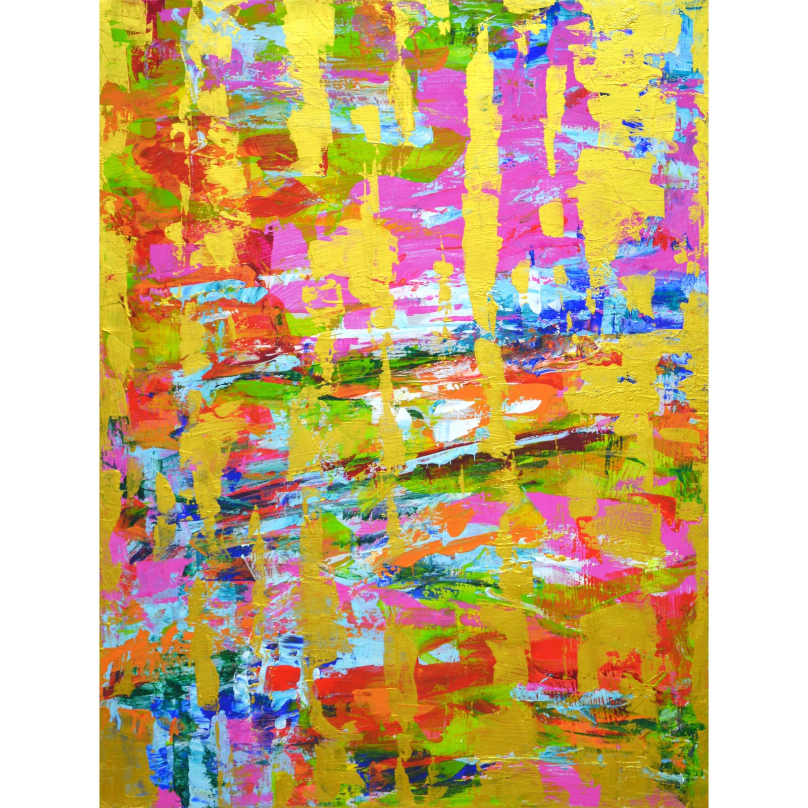 Expression With Gold. Original Contemporary Painting by Arts Bound ...