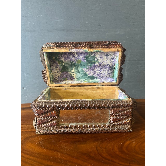 1920’s Tramp Art Box | Chairish