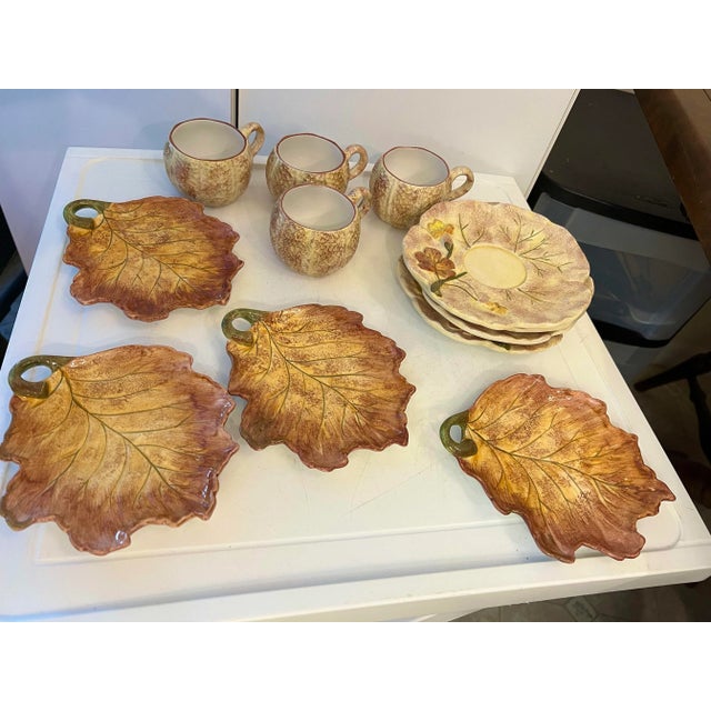 Vintage Tea & Snack Plates Set- 12 Pieces | Chairish