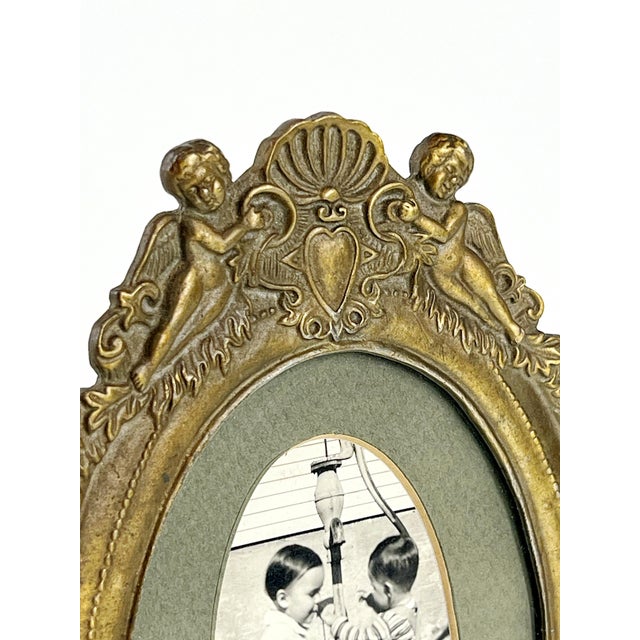 Vintage Petite French Cast Brass Dresser Frame | Chairish