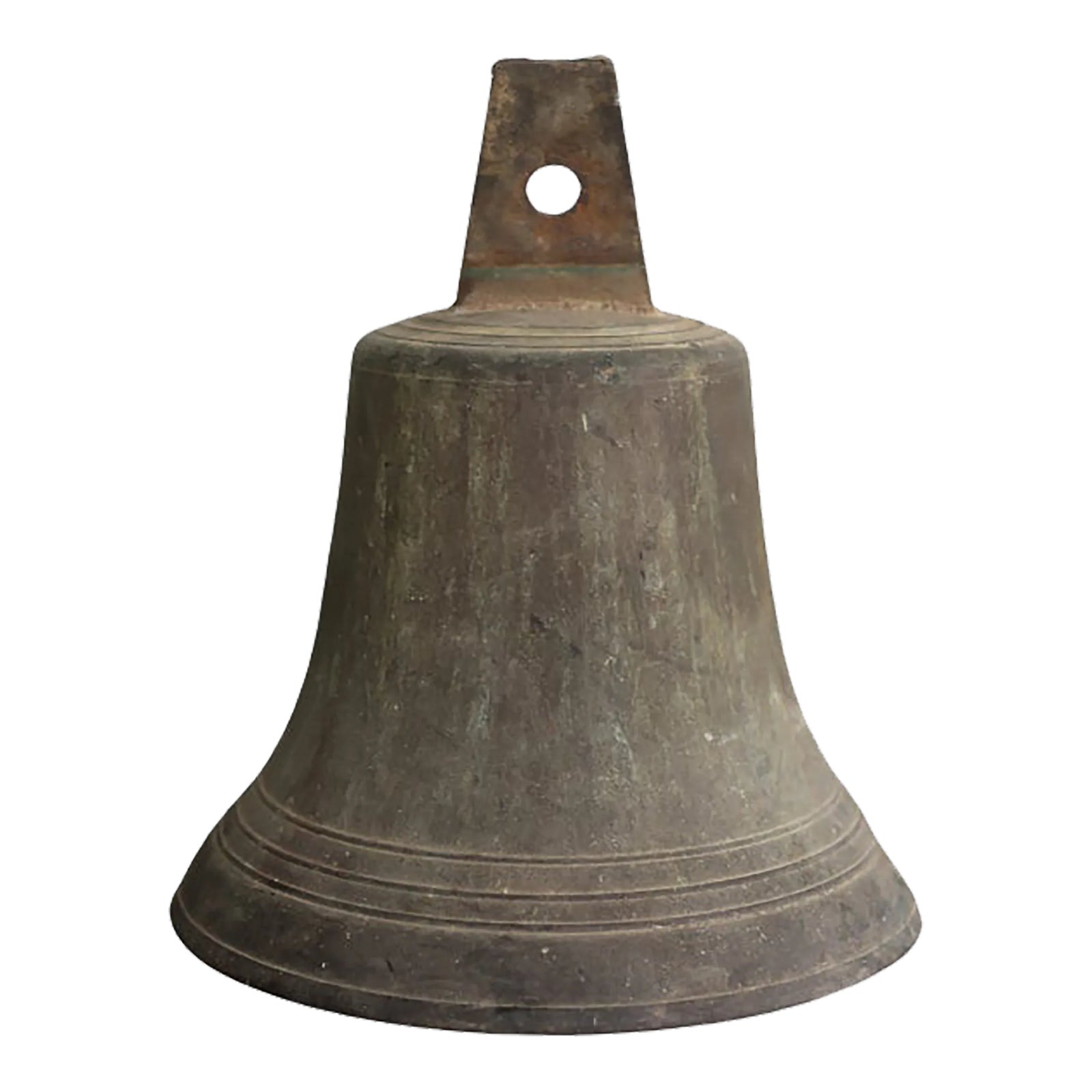 20th Century French Bronze Bell | Chairish