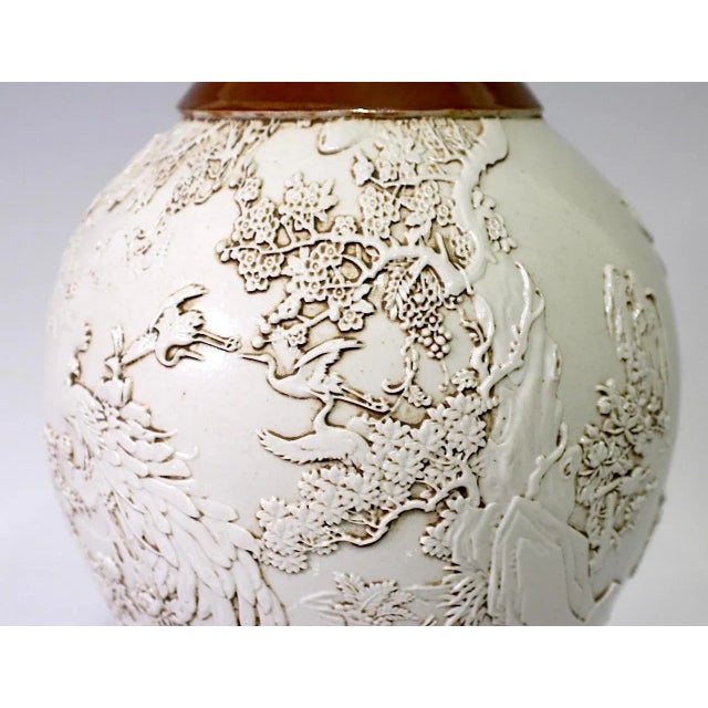 Rare Wang Bing Rong Chinese Cafe-Au-Lait & Cream Glaze With Flying ...
