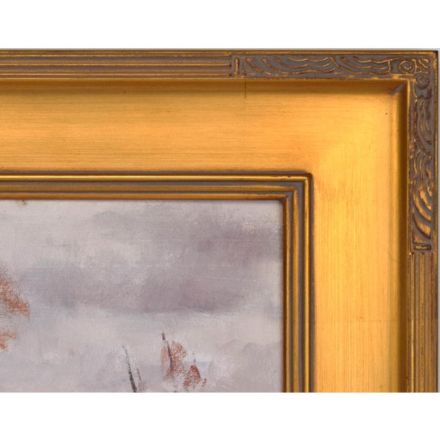 Vintage American Impressionist Fall Landscape With Farm House by Harry ...