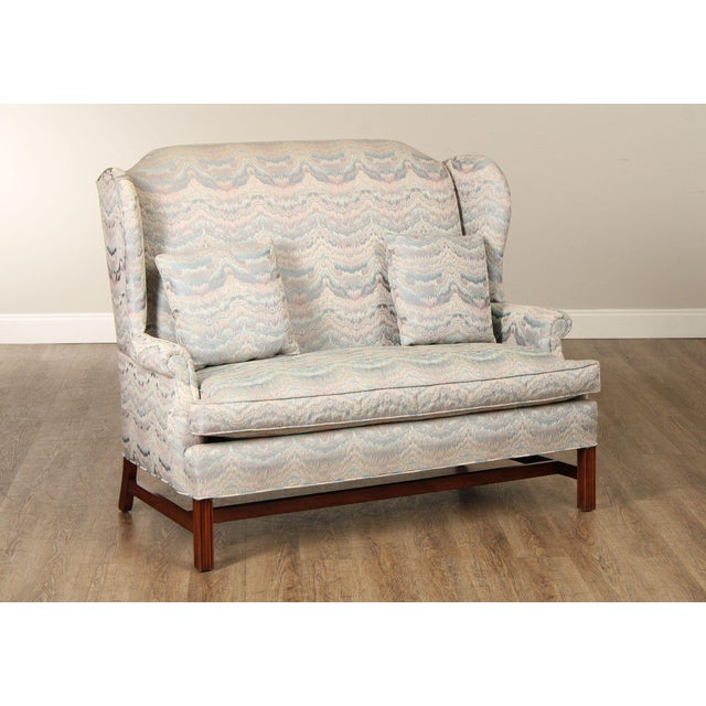 Vintage high back loveseat store