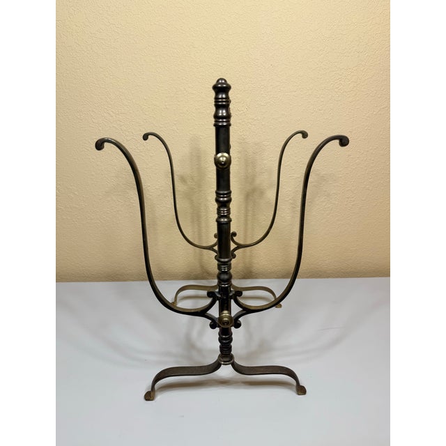 Antique Brass Log Holder | Chairish