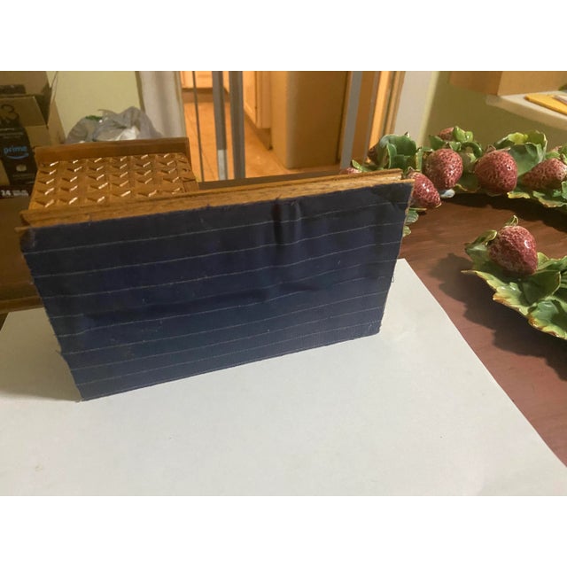 Mid 20th Century Wooden Cigarette Dispenser Box with Mechanical Bird ...