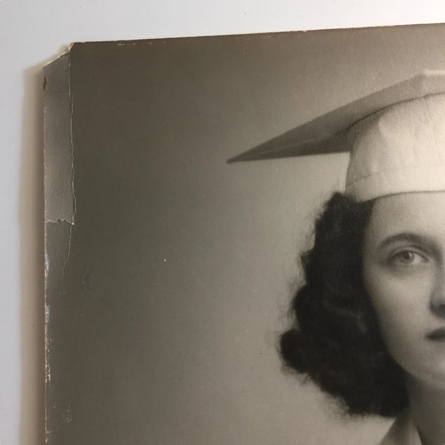 Vintage Mid-Century Graduation Photograph | Chairish