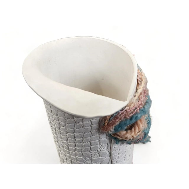 Mixed Media Pottery N' Fiber Vase by EMFrisch ~ Eileen & Mark Frisch ...