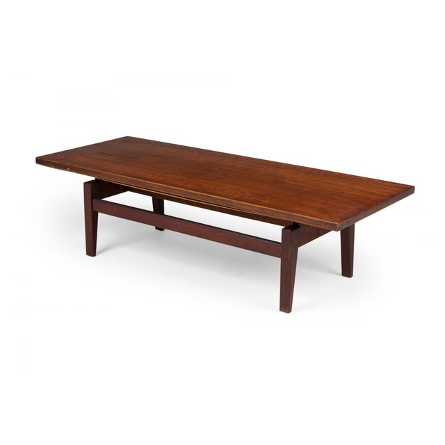 Jens Risom Danish Mid-Century Floating Top Walnut Coffee Table ...