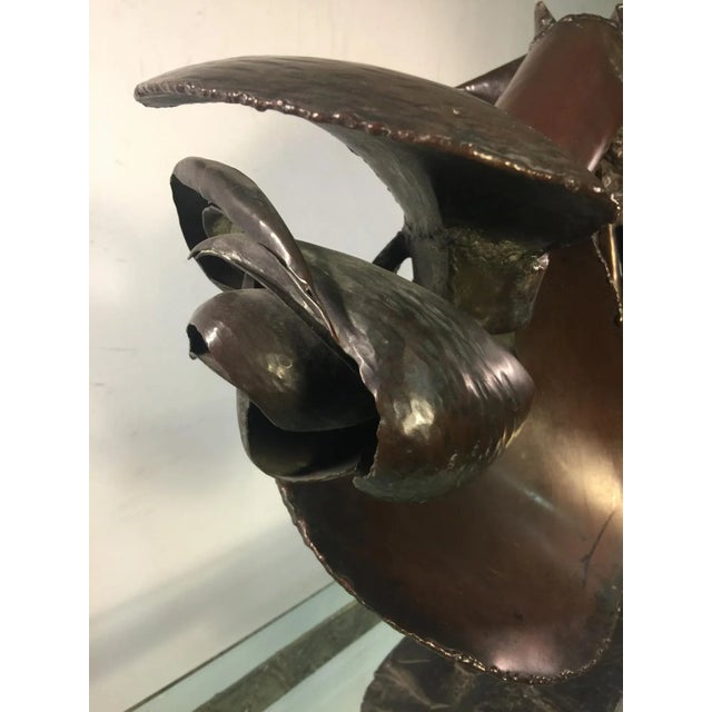 1960s Albert Paley (Attributed) abstract Brutalist Sculpture With Black ...