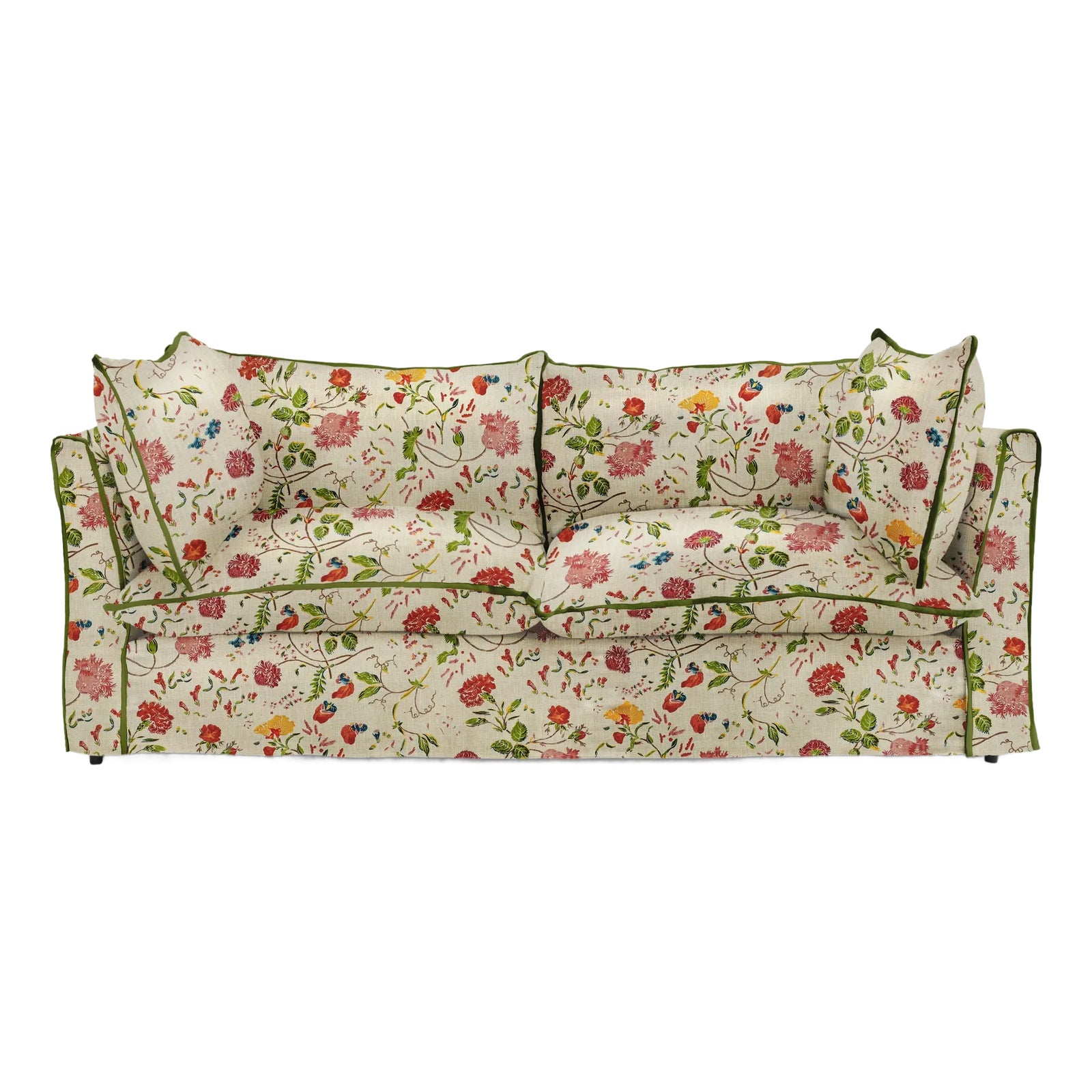 Sophie Conran Coco 3 Seater Sofa with Contrast Welt Knife Edge Cushion ...