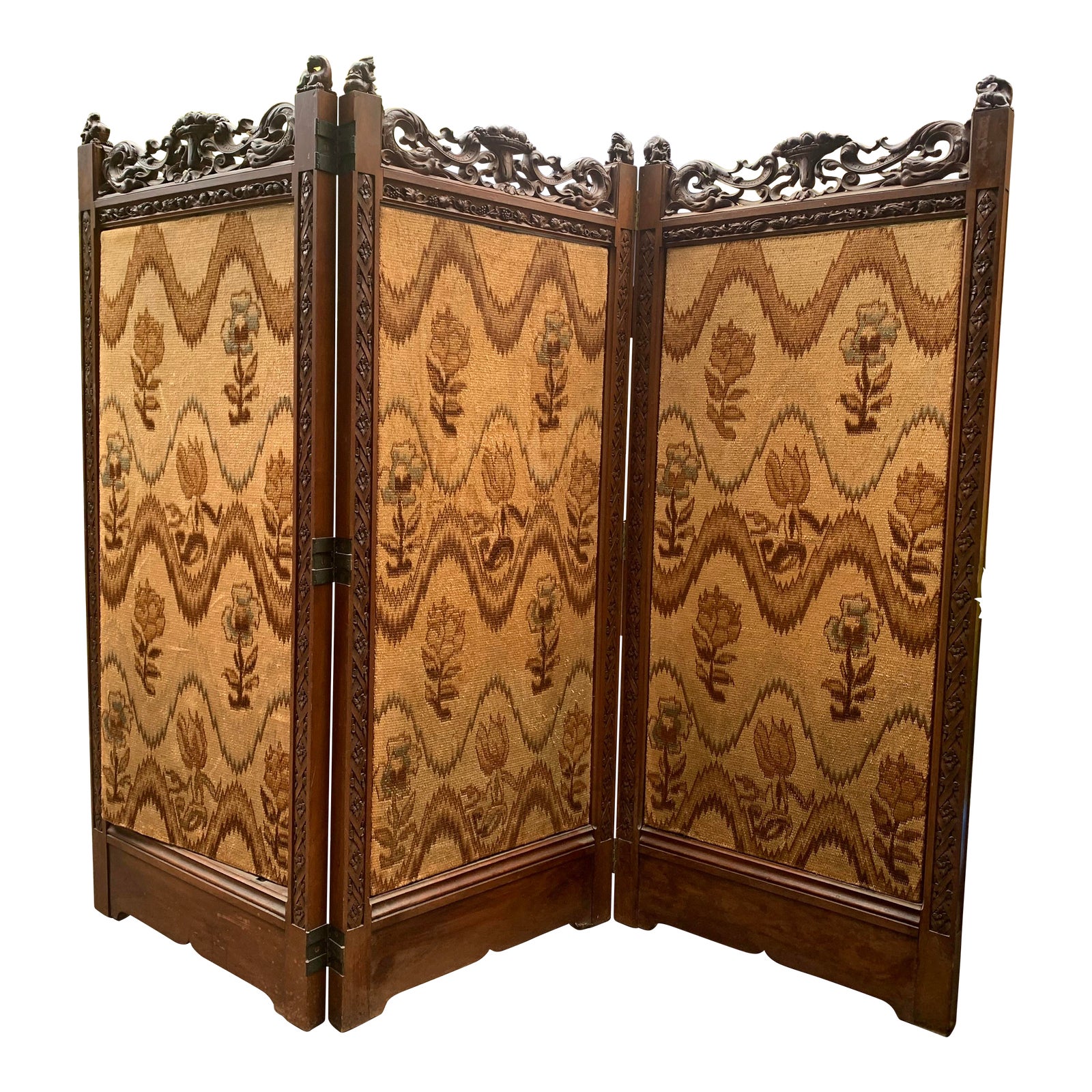 Antique French Screen | Chairish