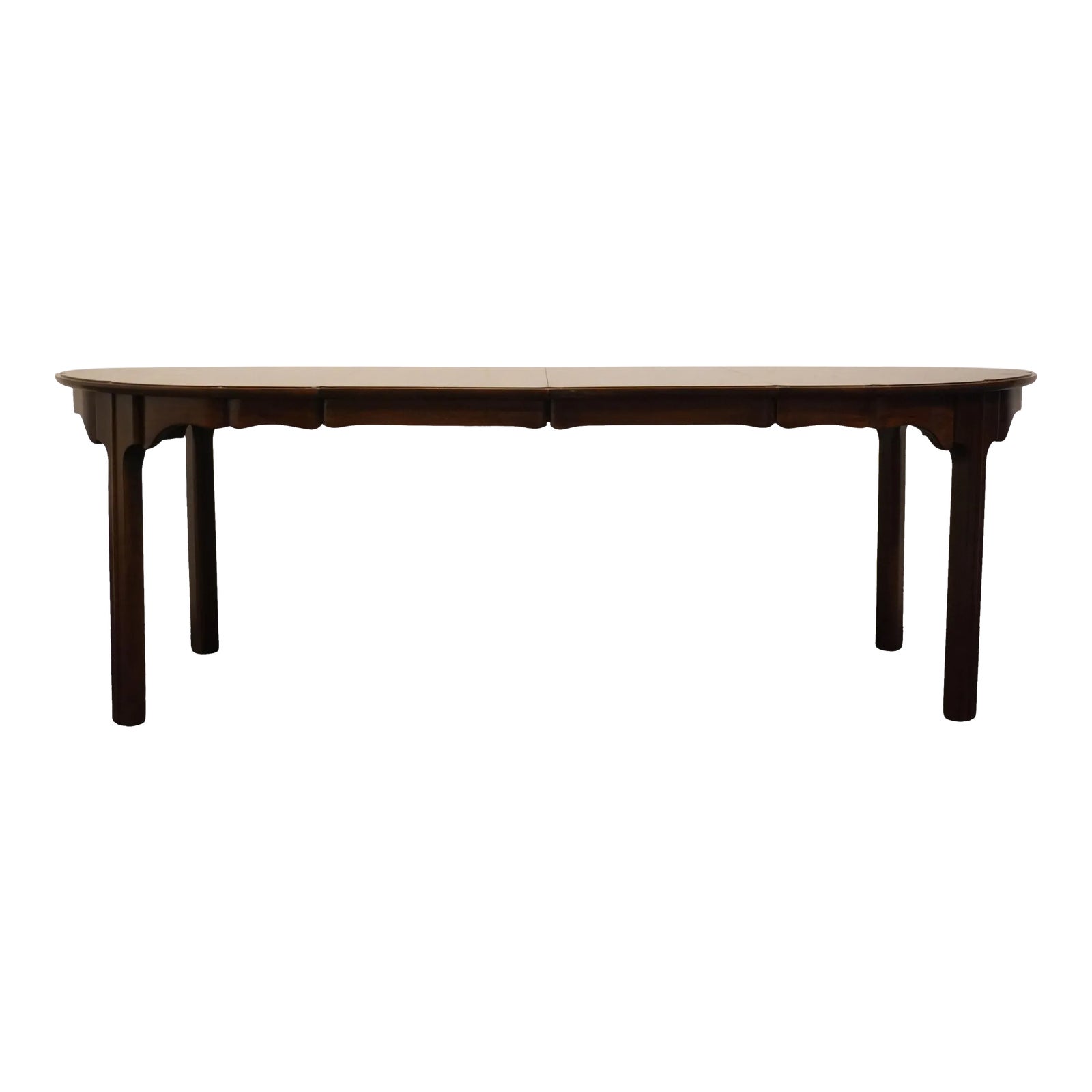 Davis Cabinet Co. Asian Inspired 88" Dining Table - Dark Teak Finish ...