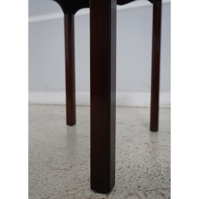 Kittinger Chippendale Style Mahogany Occasional Table | Chairish
