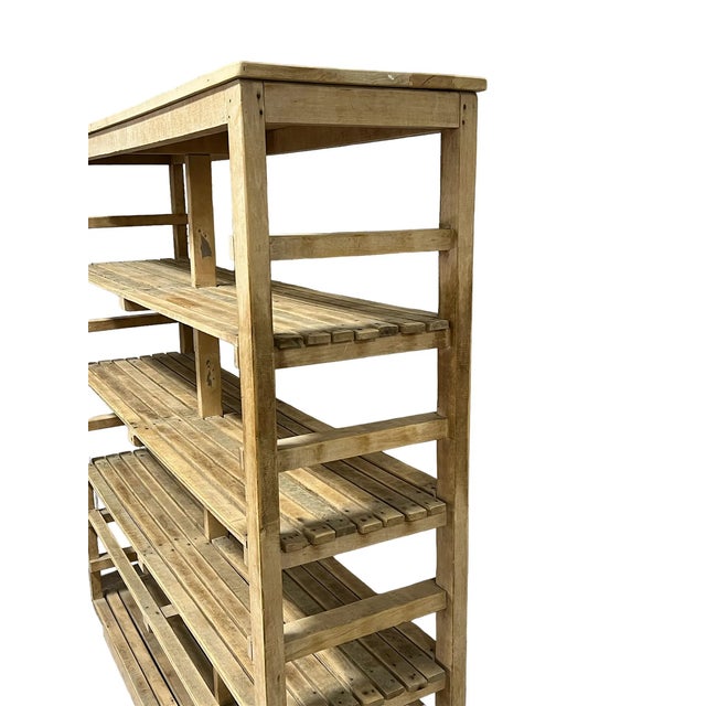 1910s Antique French Wooden Bakery Cart | Chairish