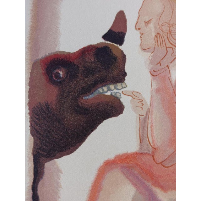 Salvador Dali, Ange et rhinocéros, Etching | Chairish