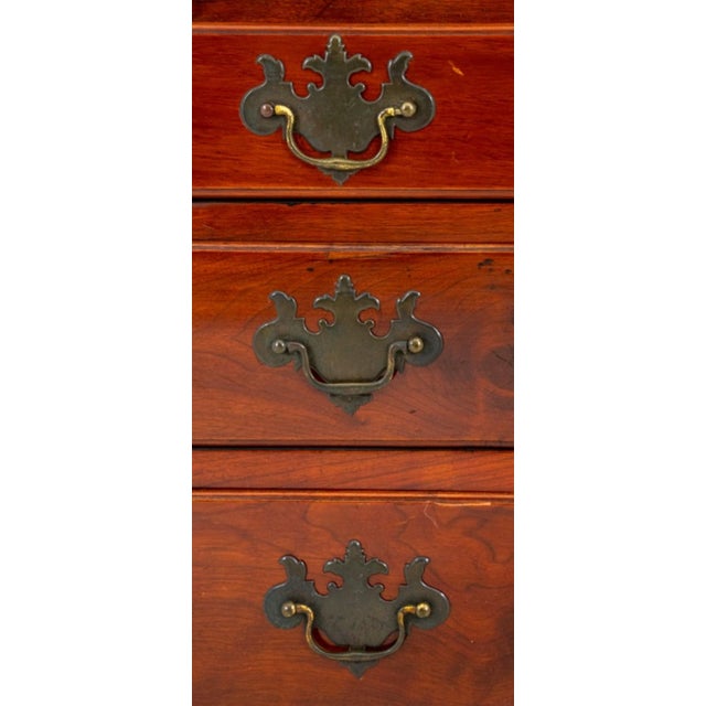 Colonial Revival Slant Front Secretary Chest | Chairish