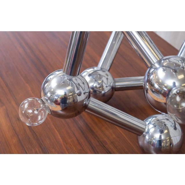 Chrome Eighteen-Light Molecule Lamp by Torino | Chairish