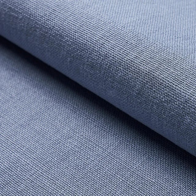 Sample - Schumacher Piet Performance Linen Fabric in Delft | Chairish