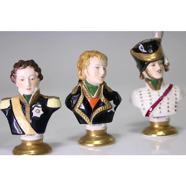 Porcelain Busts of Napoleon & His Generals by Rudolph Kammer, Germany ...