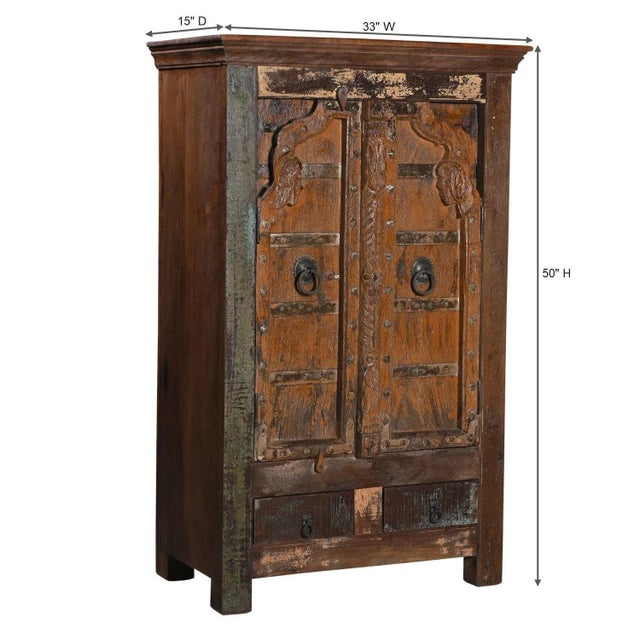 Rustic Antique Shutter Repurposed Farmhouse Style Tall Distressed ...